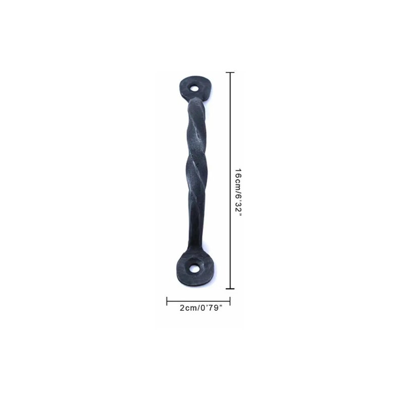 Door Handle Iron Hand Forged Metal Door Handle Gate Gates Door - Etsy