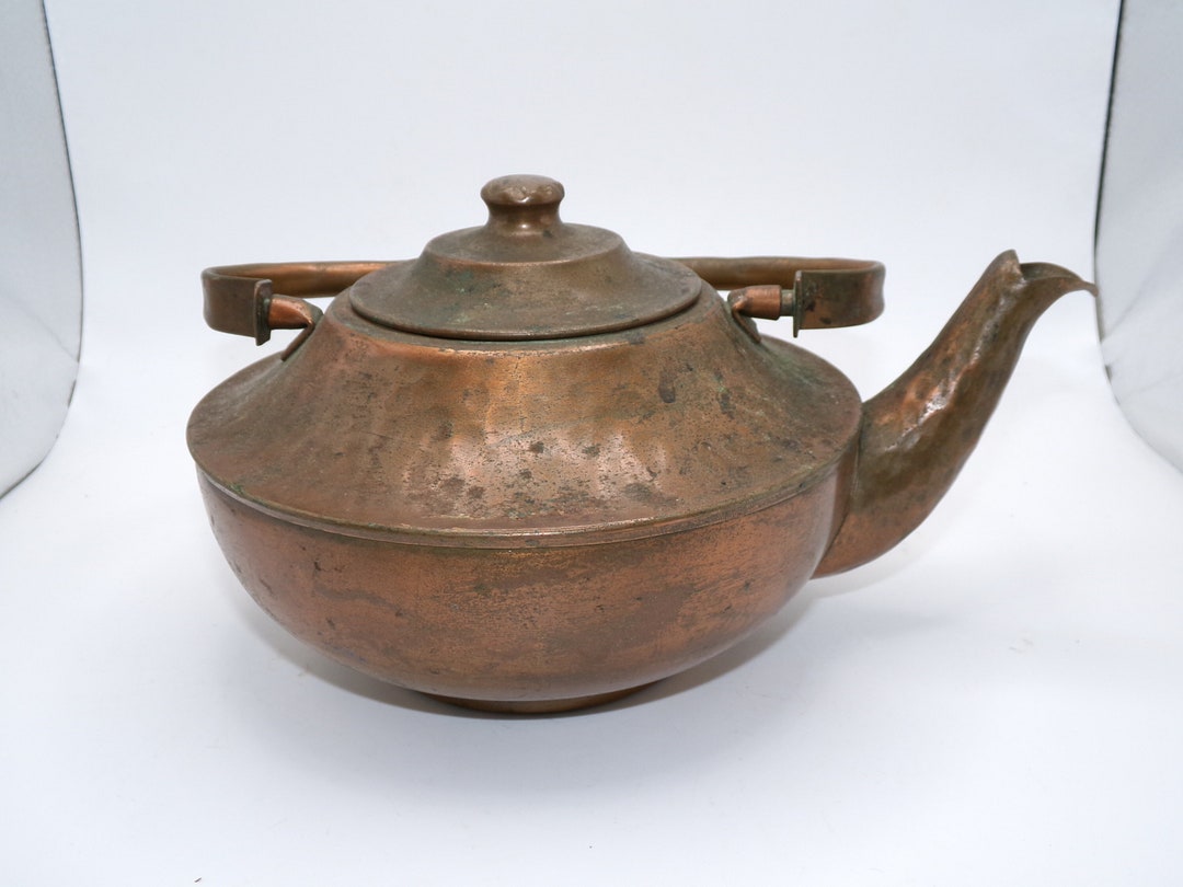 Vintage Gregorian Copper Teapot Hand Hammered - Etsy