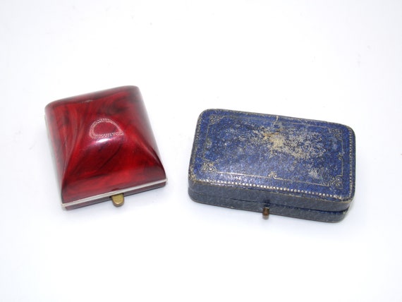 Antique Jewelry Ring Display Boxes - Gem