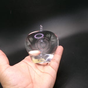 Vintage Lead Crystal Apple Paperweight by Kosta (#93850) - Etsy