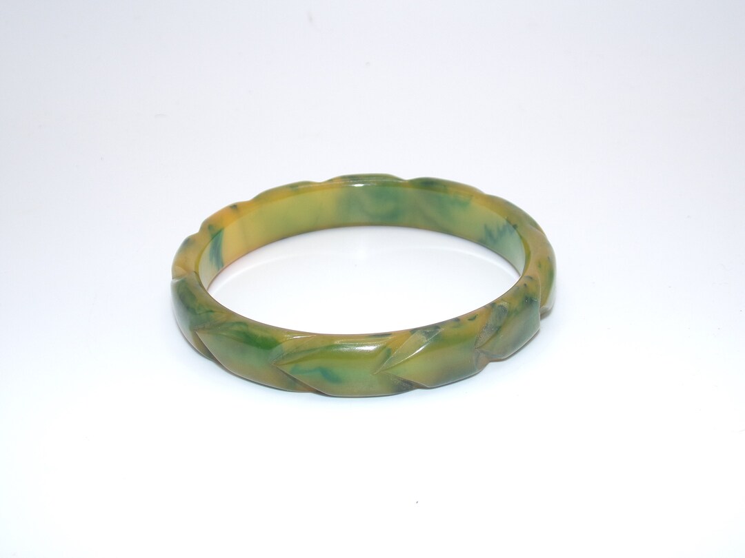 Vintage End of Day Bakelite Bangle - Etsy