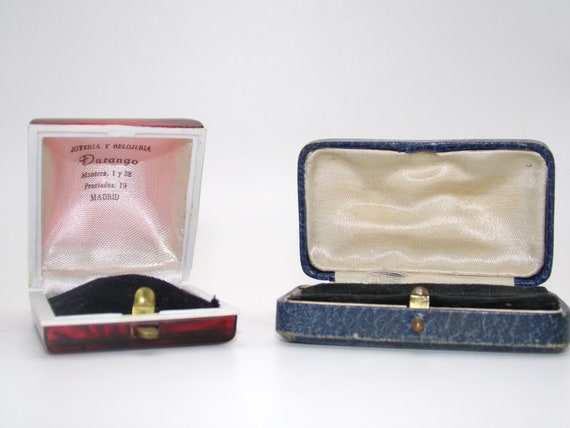 Antique Jewelry Ring Display Boxes - Gem