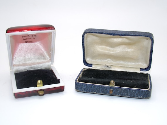 Antique Jewelry Ring Display Boxes - Gem