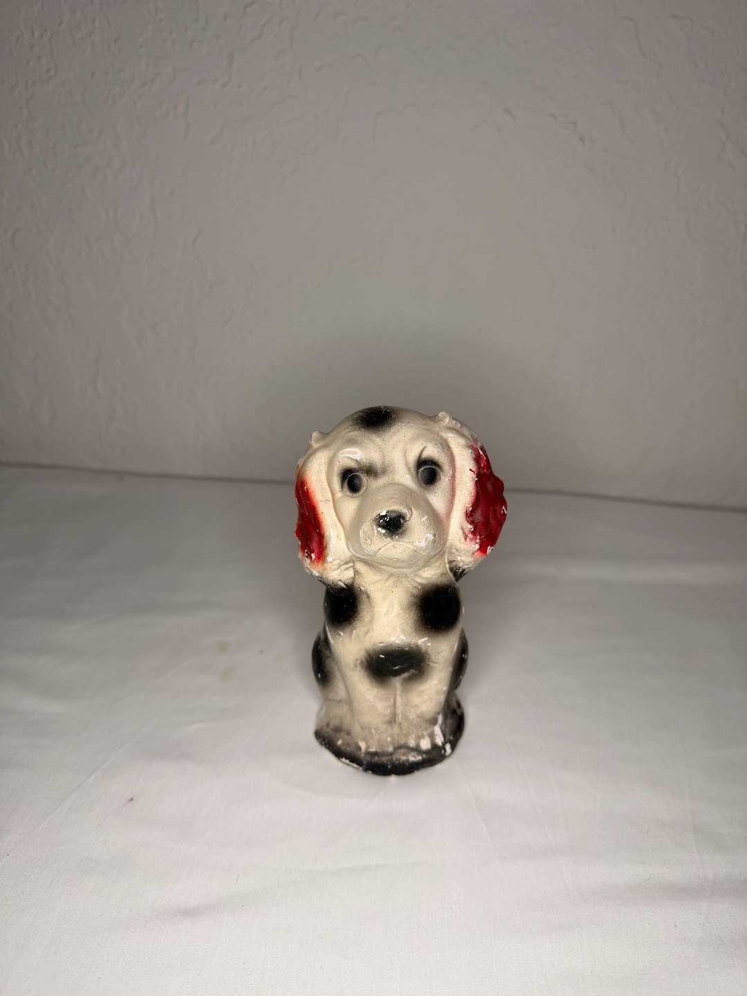Vintage Chalkware Dog Figurine – 1940s Hand-painted Puppy - Etsy