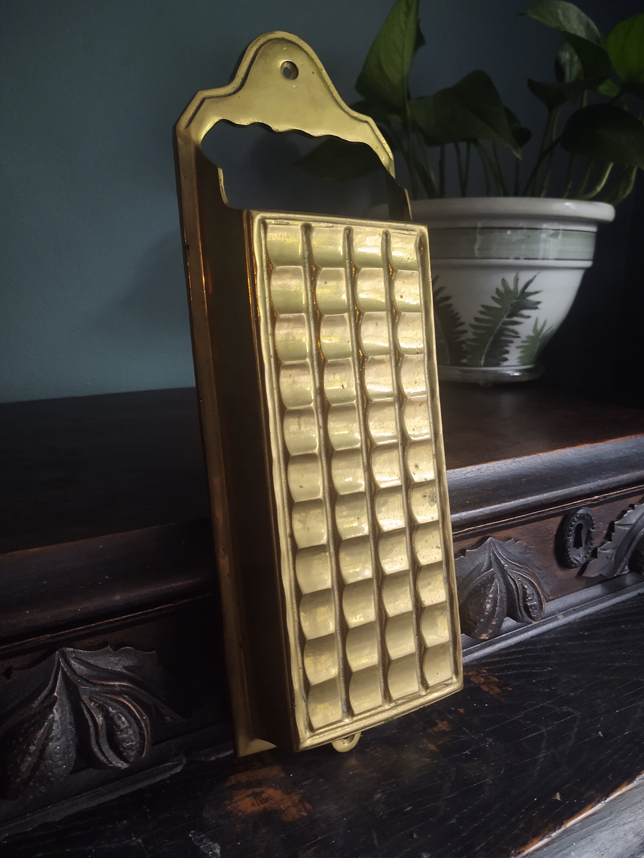 Brass Wall Mount Matchstick Box - Etsy