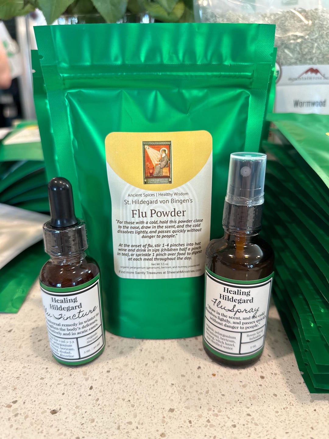 Flu Powder | St. Hildegard Von Bingen - Etsy