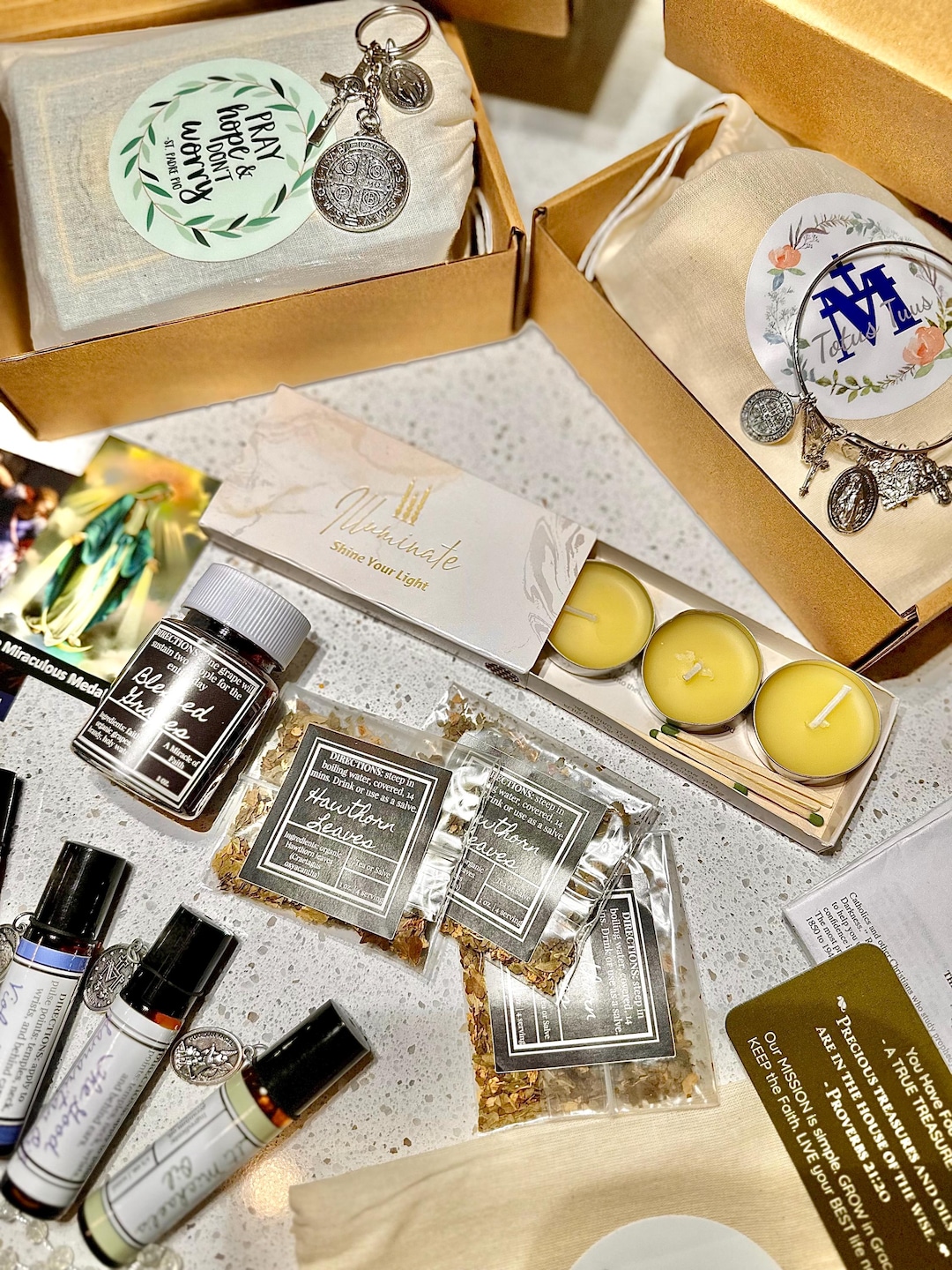 Three Days of Darkness Kit Travel-size Altar Kit Catholic Gifts Holy ...