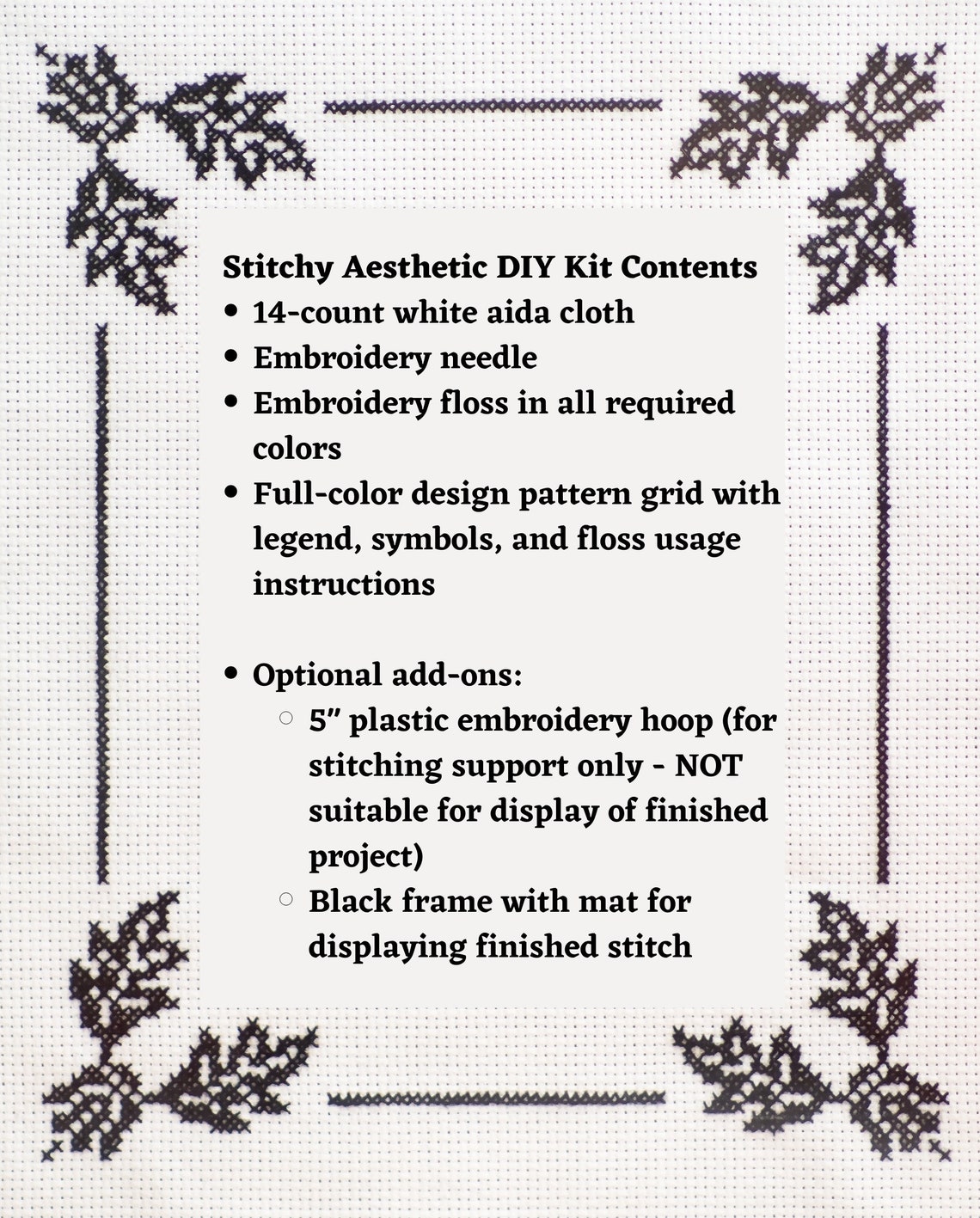 DIY sides to a Story DND Dice Cross-stitch Kit - Etsy