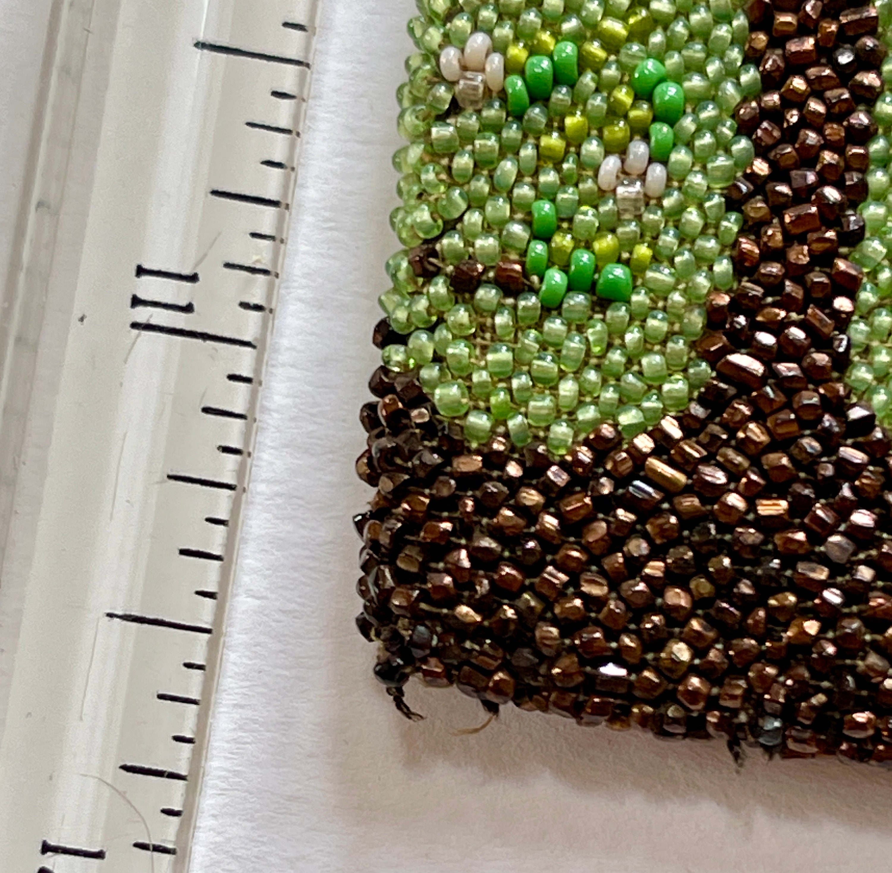 Antique Glass Beaded Purse Reticule - Etsy