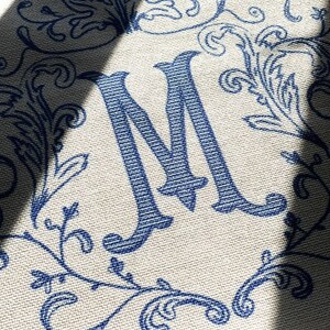 FRENCH COUNTRY MONOGRAM Pillow Cover French Cottage - Etsy