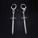 Gothic Sword Earrings 021 - Etsy