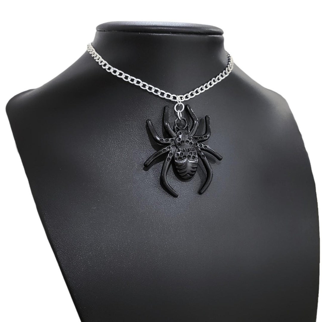 Black Spider Choker - Etsy