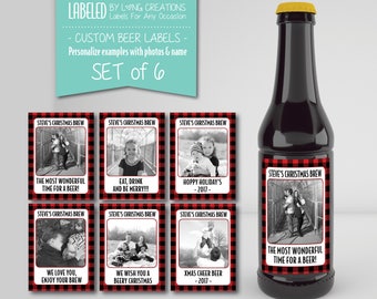 Blue Ribbon Beer Label Funny Beer Label Homebrew Beer Label Adult Beer ...