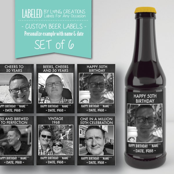 Custom Beer Label - Etsy