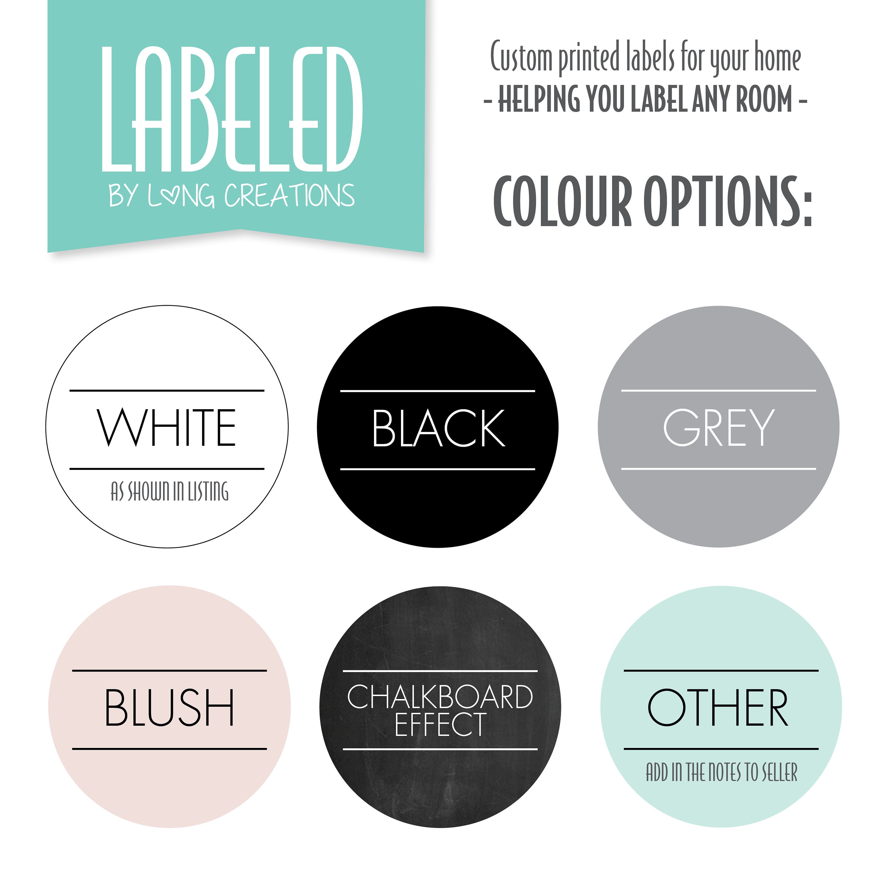 Laundry Room Labels Laundry / Home Organization Custom | Etsy