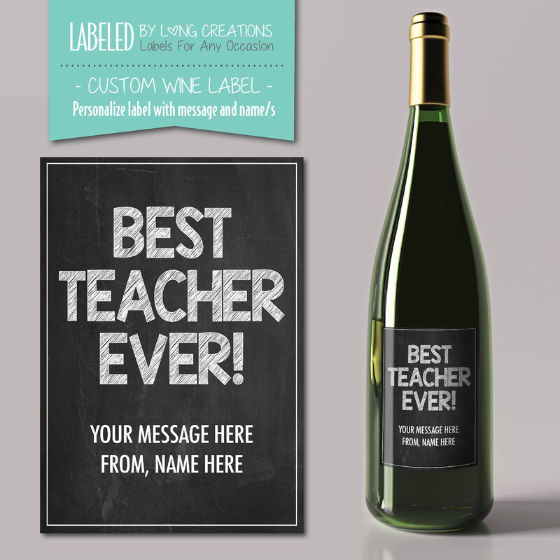 Teacher Wine - Etsy