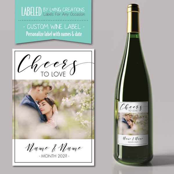 Personalized Photo Wine Labels - Etsy