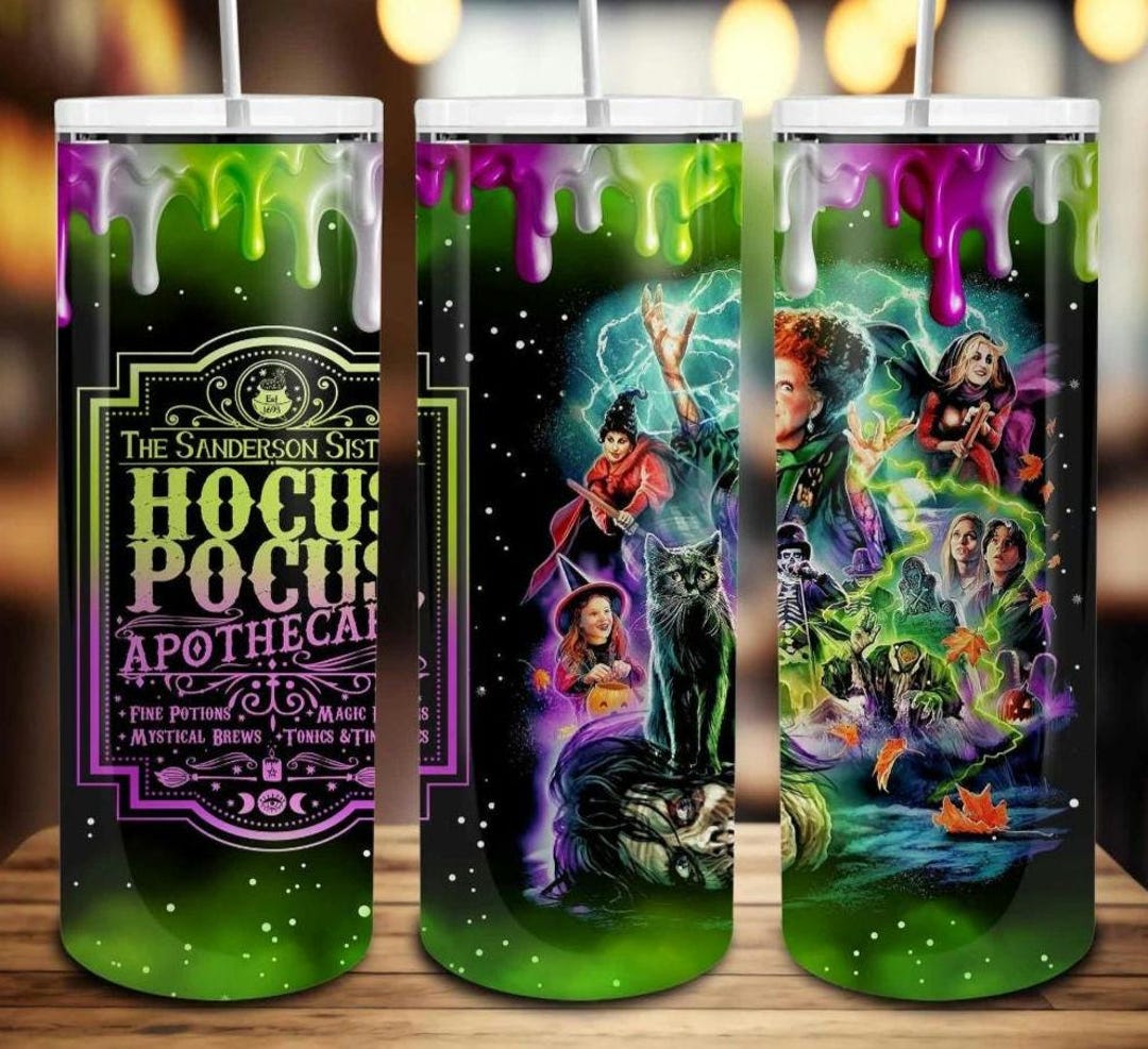 TUMBLER NOT INCLUDED!! Hocus Pocus Sublimation Tumbler Wrap: 20 Oz ...