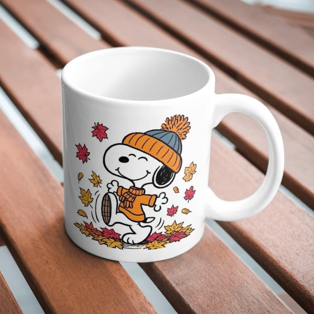 MUG NOT Included!!snoopy Fall Sublimation Coffee Mug Wraps: Autumn ...