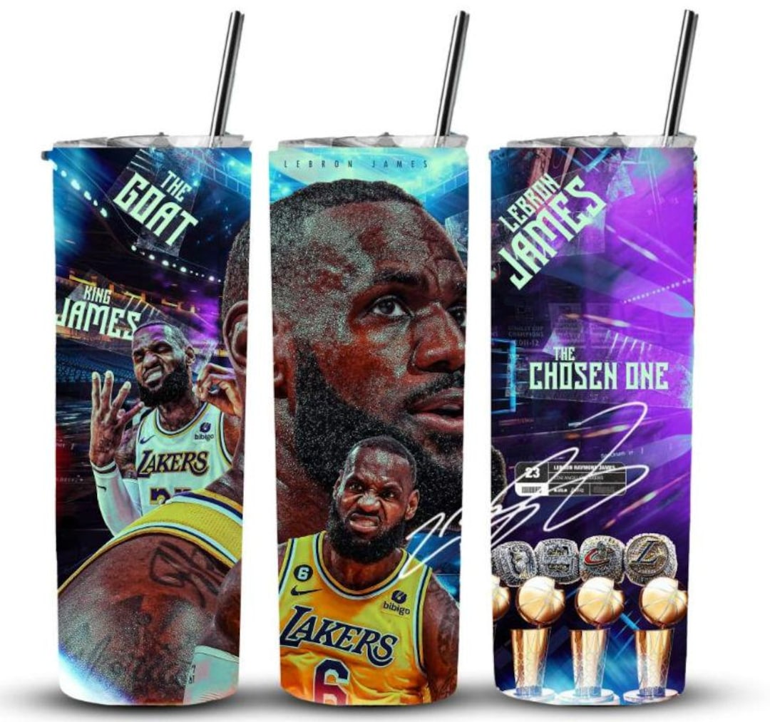Lebron James Tumbler Wrap: 20 Oz Skinny Tumbler, Ready to Press - Etsy