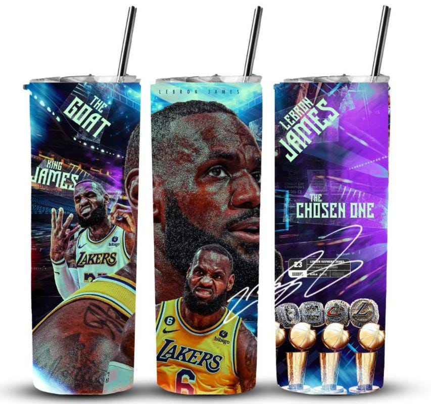 Lebron James Tumbler Wrap: 20 Oz Skinny Tumbler, Ready to Press - Etsy