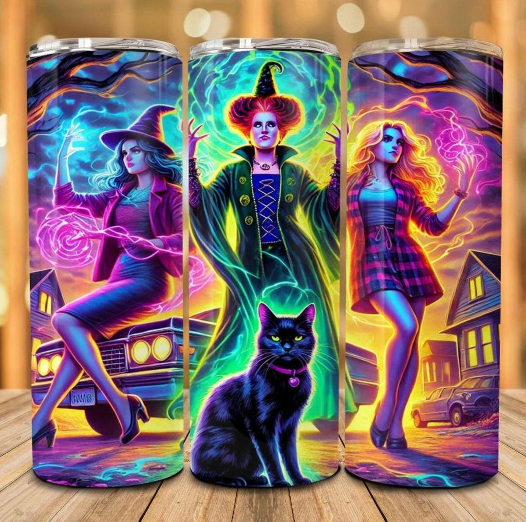 Hocus Pocus Tumbler Wrap, 20 Oz Skinny Tumbler, Ready to Press - Etsy