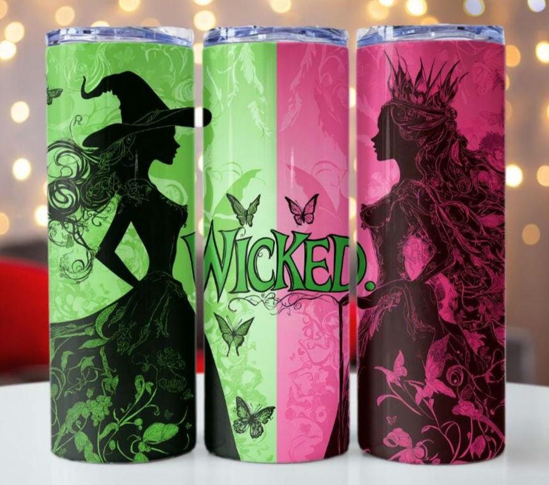 TUMBLER NOT Included!!wicked Witch Sublimation 20oz Skinny Tumbler ...
