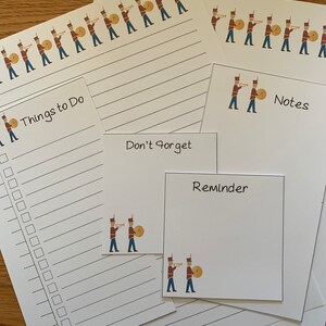 MARCHING BAND Printable Stationery Set + to Do List & Memo Sheets (6 ...