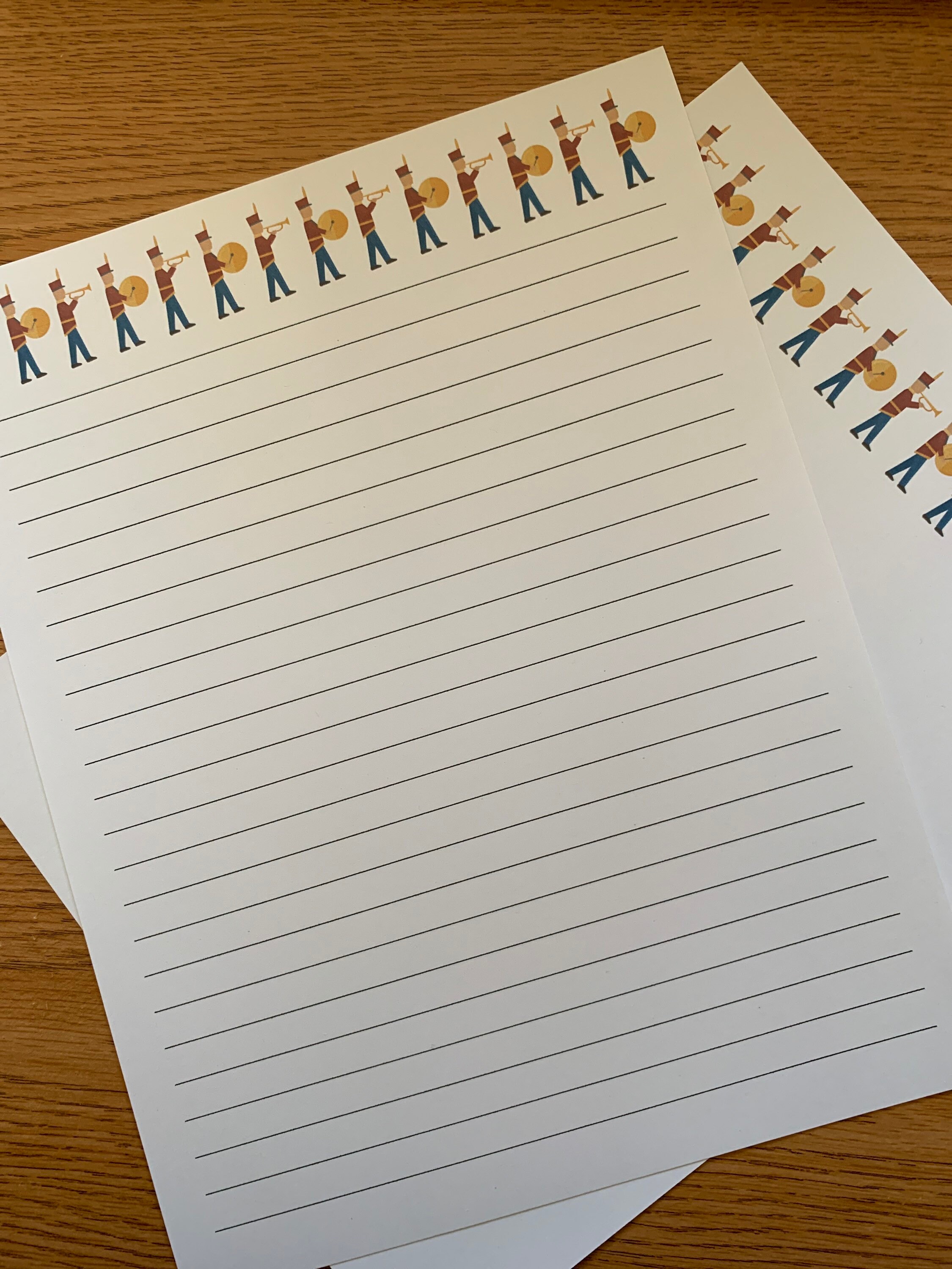 MARCHING BAND Printable Stationery Set + to Do List & Memo Sheets (6 ...