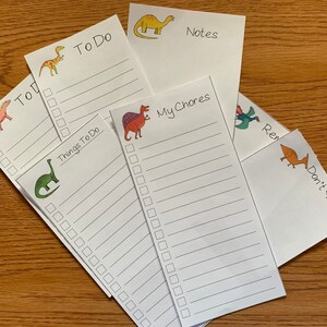 Dinosaurs Printable Stationery Set + to Do Lists & Memo Sheets (9 Items ...