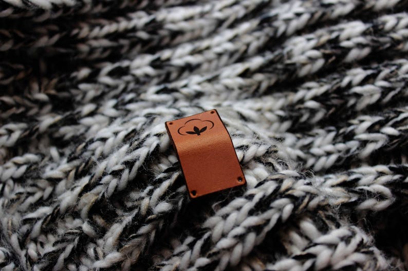 20 Pcs Tags for Hats Personalized Leather Labels Name Labels | Etsy