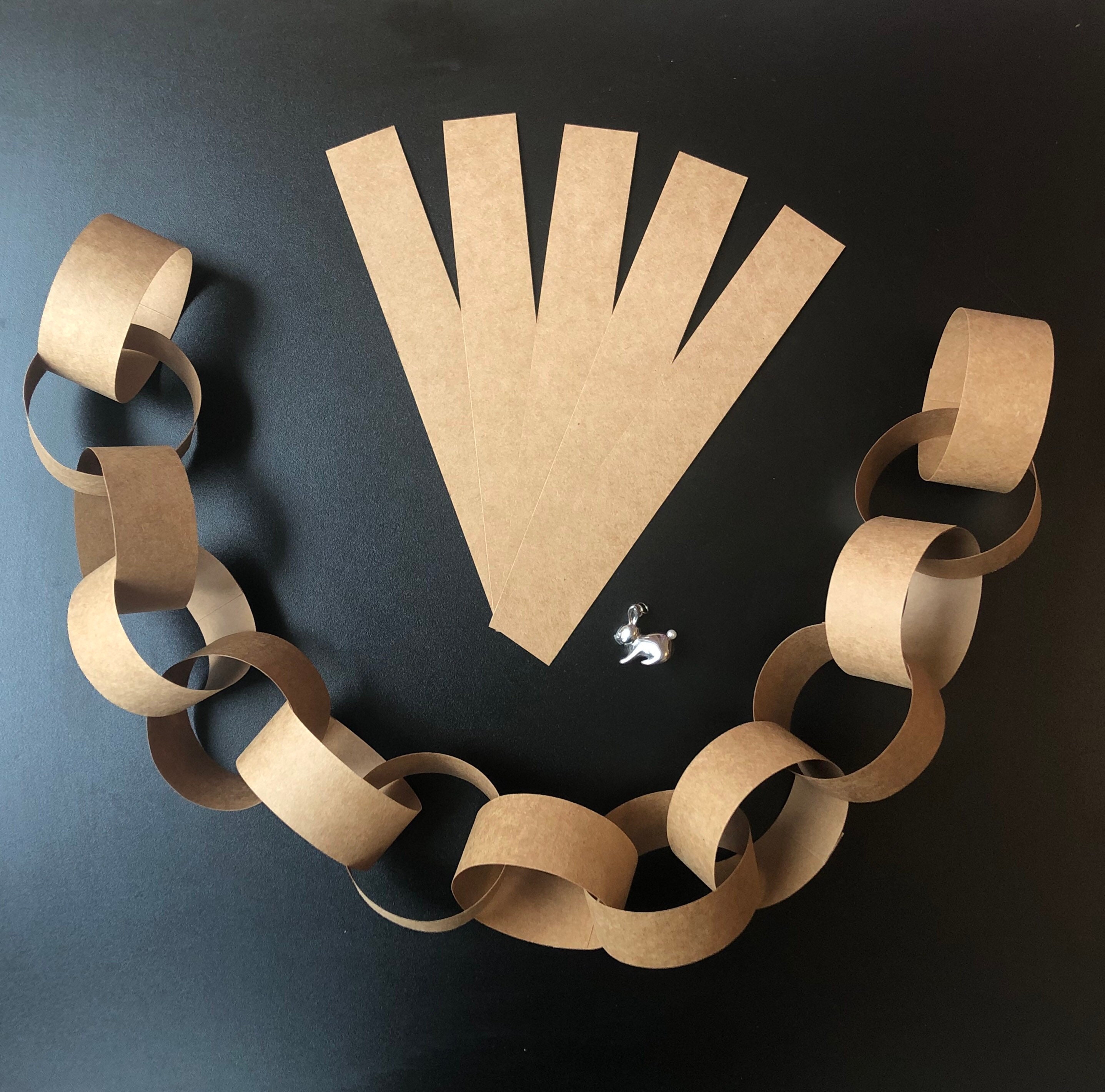 Kraft Paper Chain Decoration Kit, Craft Party Activity, Party ...