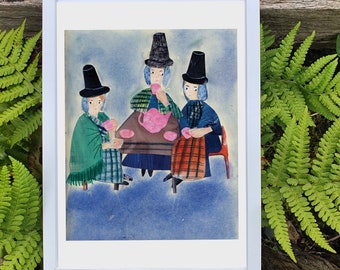 Welsh Ladies Art - Etsy