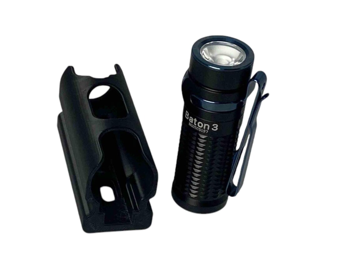 Clip & Carry Sheath for Olight Baton 3 Flashlight - Made in USA ...