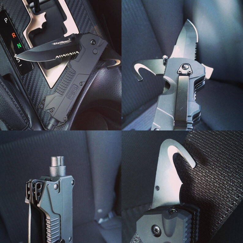 Custom Auto Rescue Tool Tactical Folding Pocket Knife - Etsy