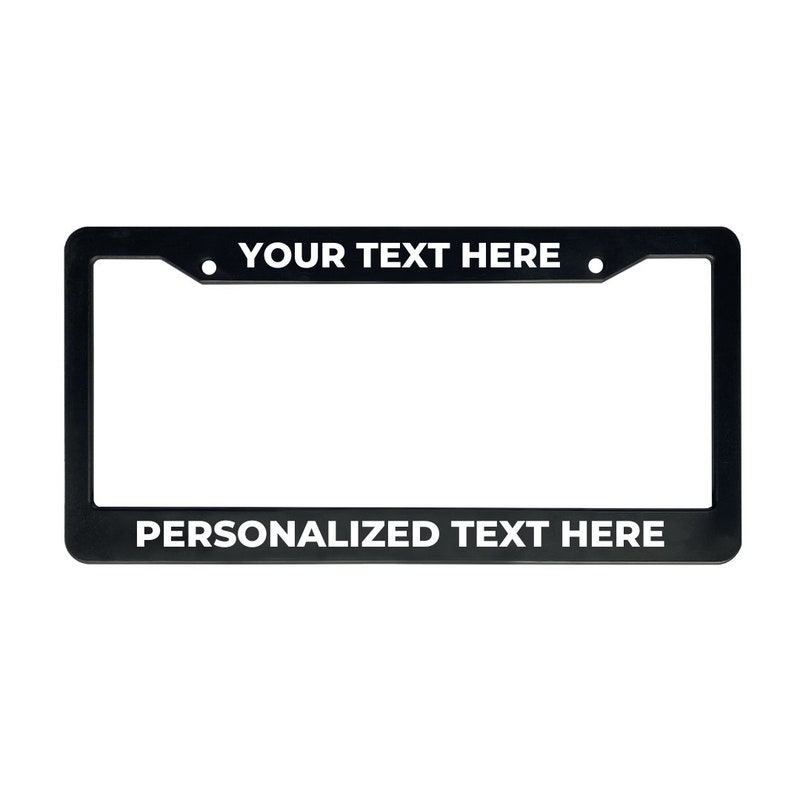 License Plate Border Frame - Etsy