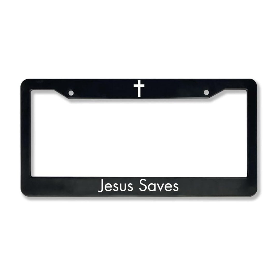 Jesus Saves | Christian License Plate Frame Pack - Etsy