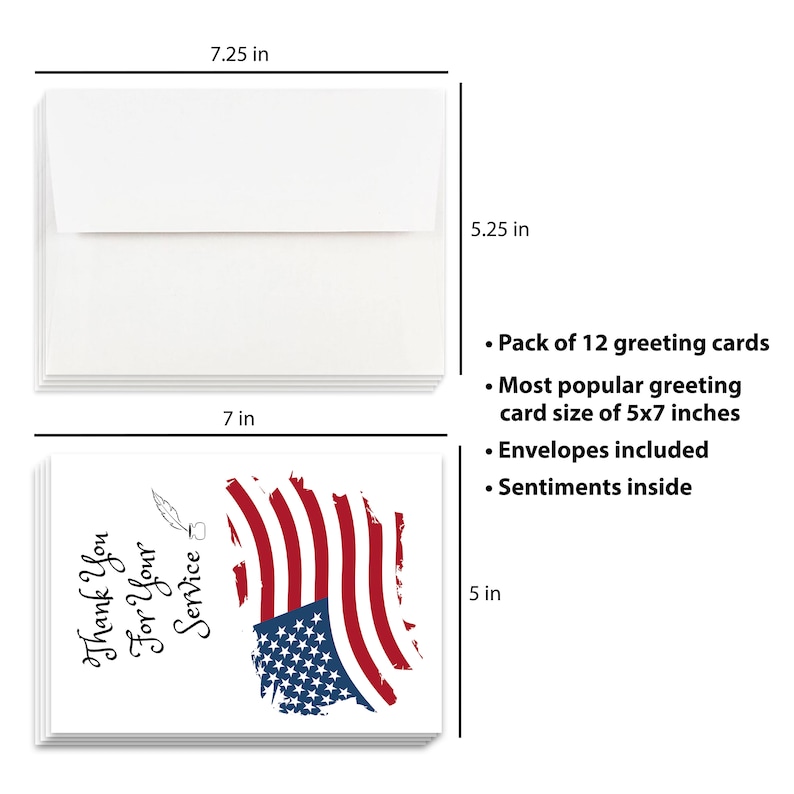 Military Appreciation Card for Service Veteran Military | Etsy