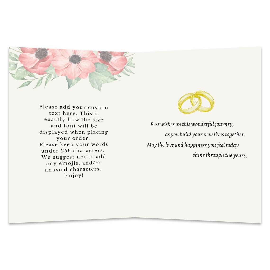 Personalized Wedding Card for Marriage Custom Your Photo Image Upload ...