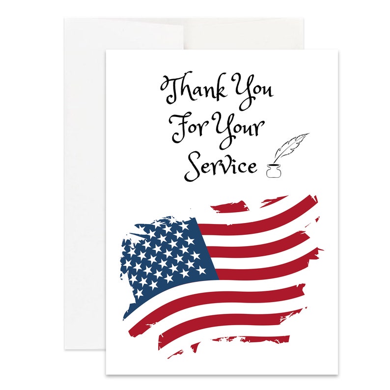 Military Appreciation Card for Service, Veteran, Military, Navy, Army ...
