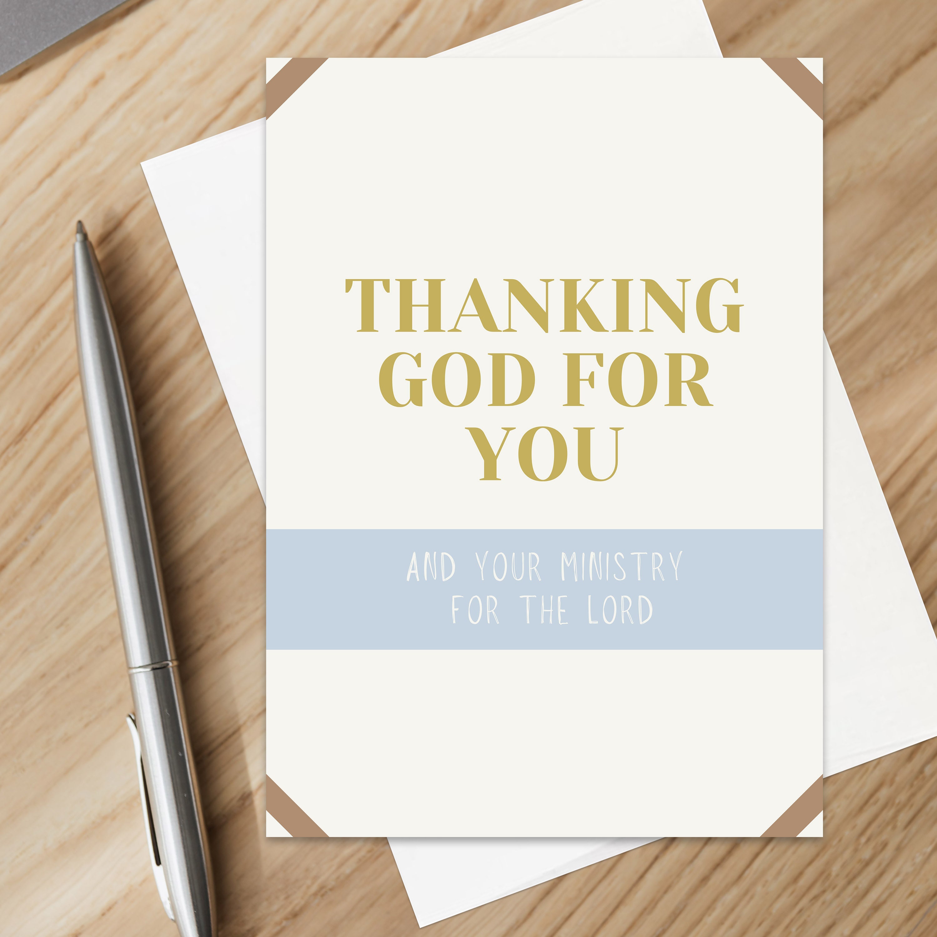 Ministry Appreciation Card for Pastor, Minister, Church Staff ...