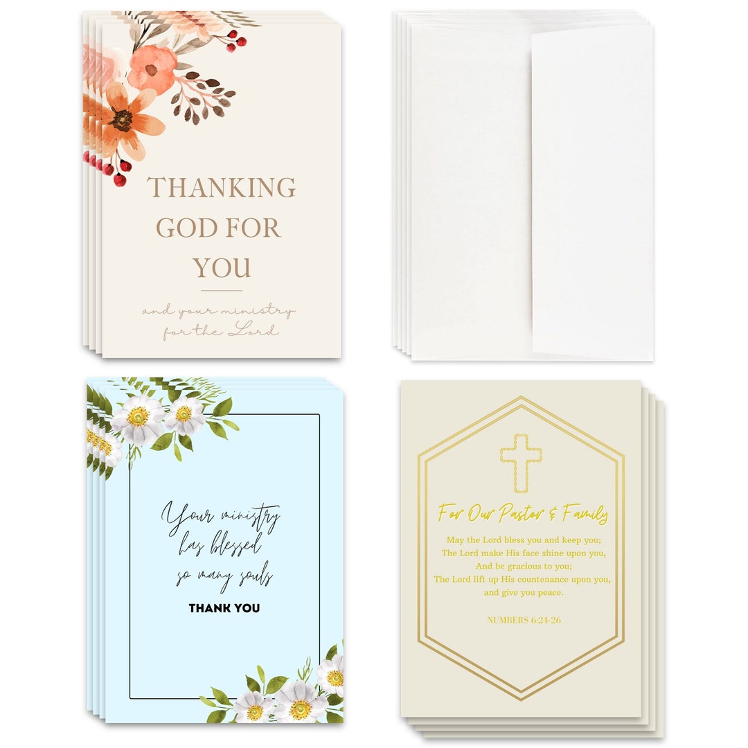 Ministry Appreciation Card for Pastor Minister Church Staff - Etsy