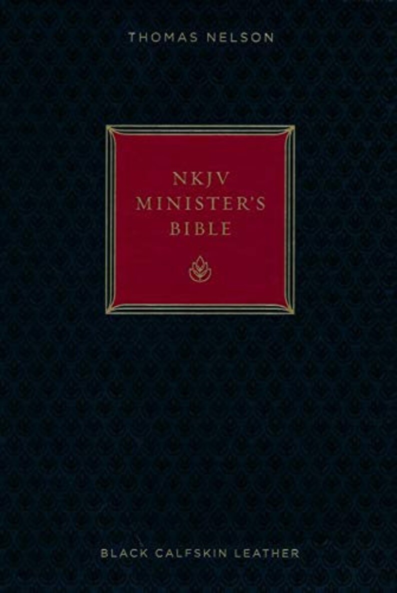 Personalized Bible NKJV Minister's Bible Red Letter | Etsy