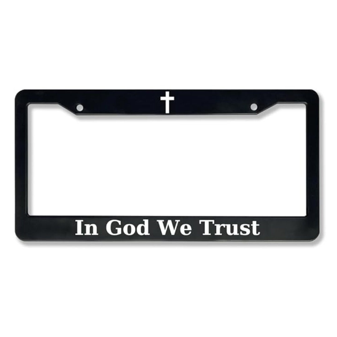 In God We Trust | Christian License Plate Frame - Etsy