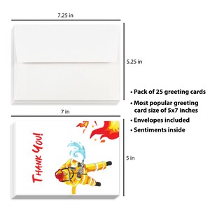 Firefighter Appreciation Card to Thank You Firefighter Appreciation ...