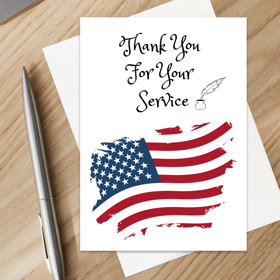 Military Appreciation Card for Service Veteran Military | Etsy