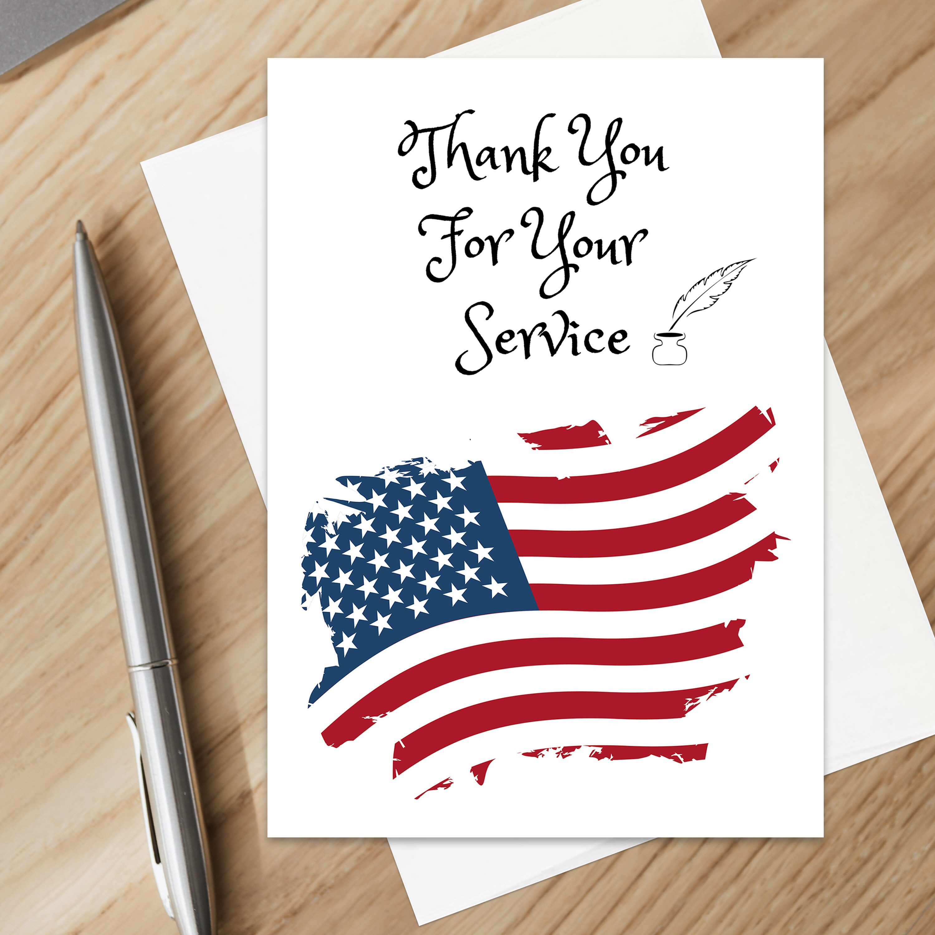 Military Appreciation Card for Service Veteran Military | Etsy
