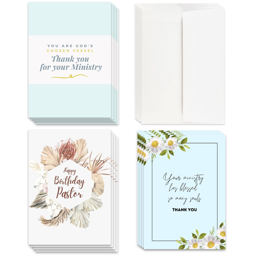 Ministry Appreciation Card for Pastor Minister Church Staff - Etsy