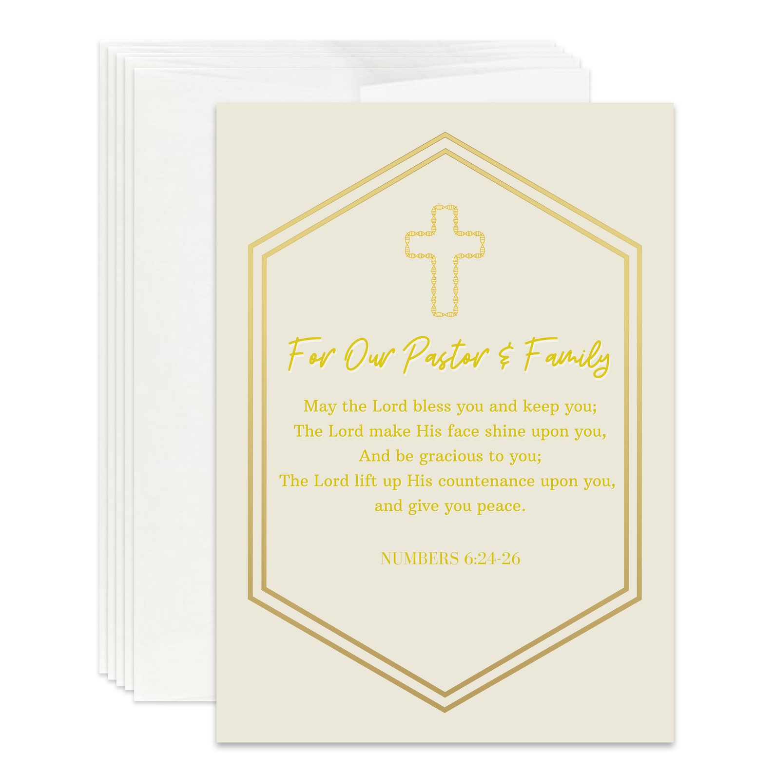 Ministry Appreciation Card for Pastor Family, Minister, Church Staff ...
