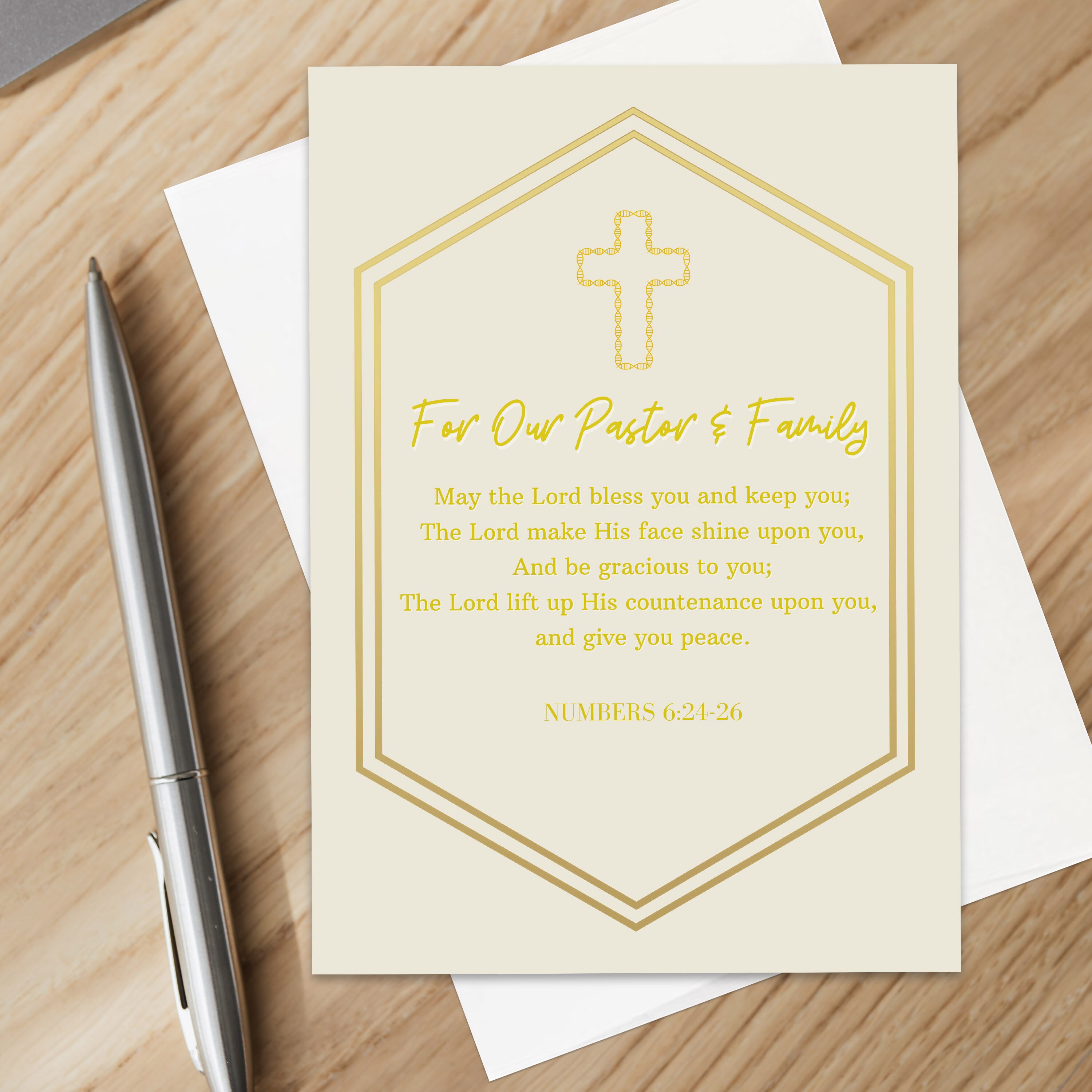 Ministry Appreciation Card for Pastor Family Minister Church - Etsy